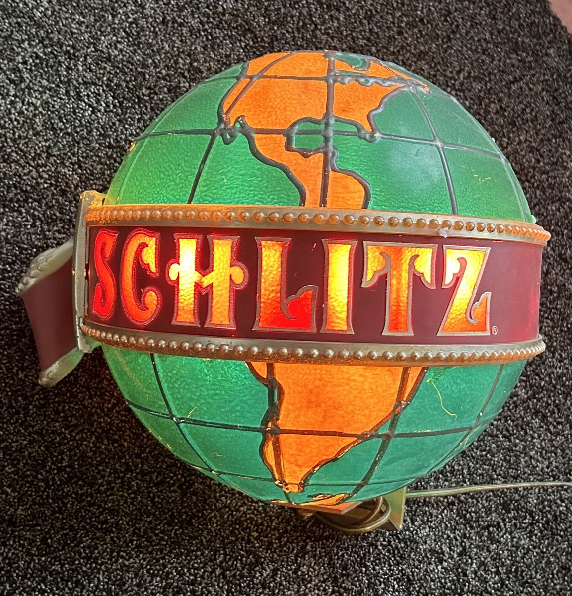 Schlitz Globe Beer Sign Schlitz Beer Globe Sign Home Decor