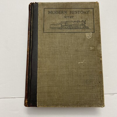 Modem History 1907 Book Europe By WM West From Charlemagne To Present ...
