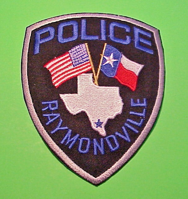RAYMONDVILLE TEXAS TX 4 3/4" ( SILVER BORDER ) POLICE PATCH FREE ...