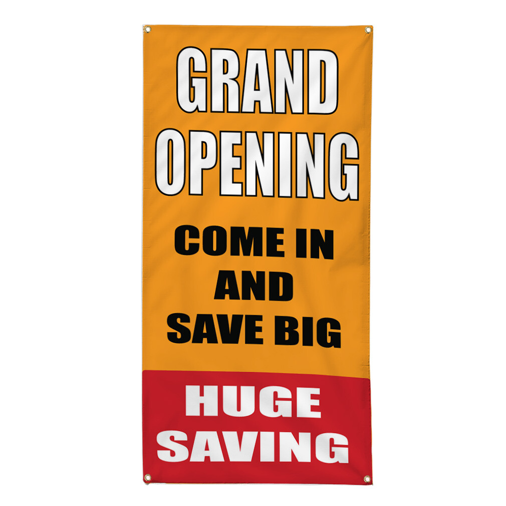 Vertical Vinyl Banner Multiple Sizes Business Weatherproof Industrial ...