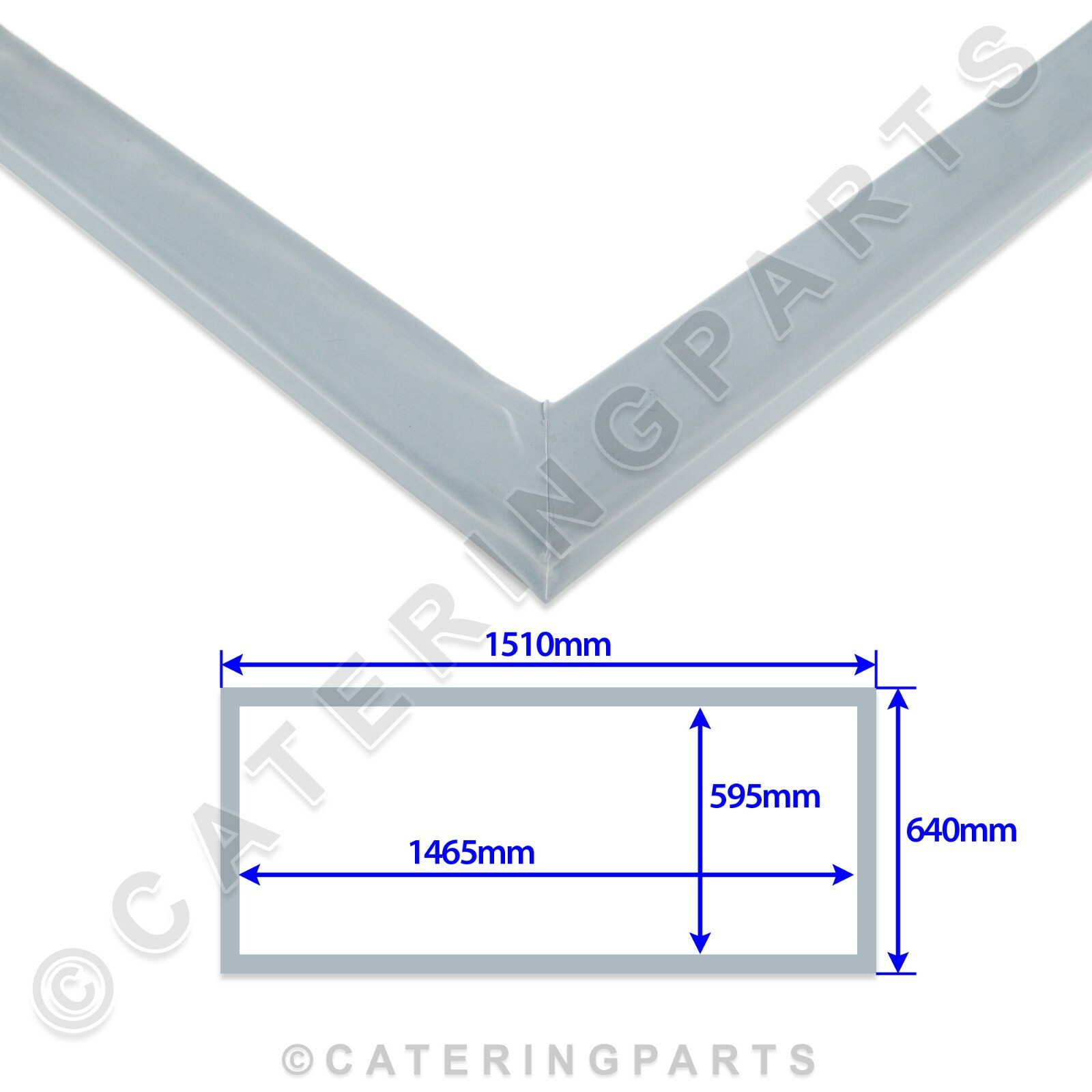 ELECTROLUX ZANUSSI DOOR GASKET SEAL 089735 | Grelly UK