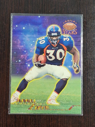 1998 Topps Stars #/99 Terrell Davis Gold Rainbow Rare Insert #50 Golden ...