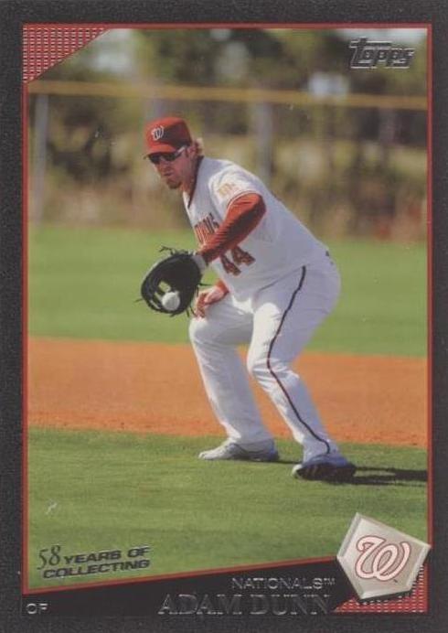 2009 Topps - Adam Dunn #587 Black /58 for sale online | eBay