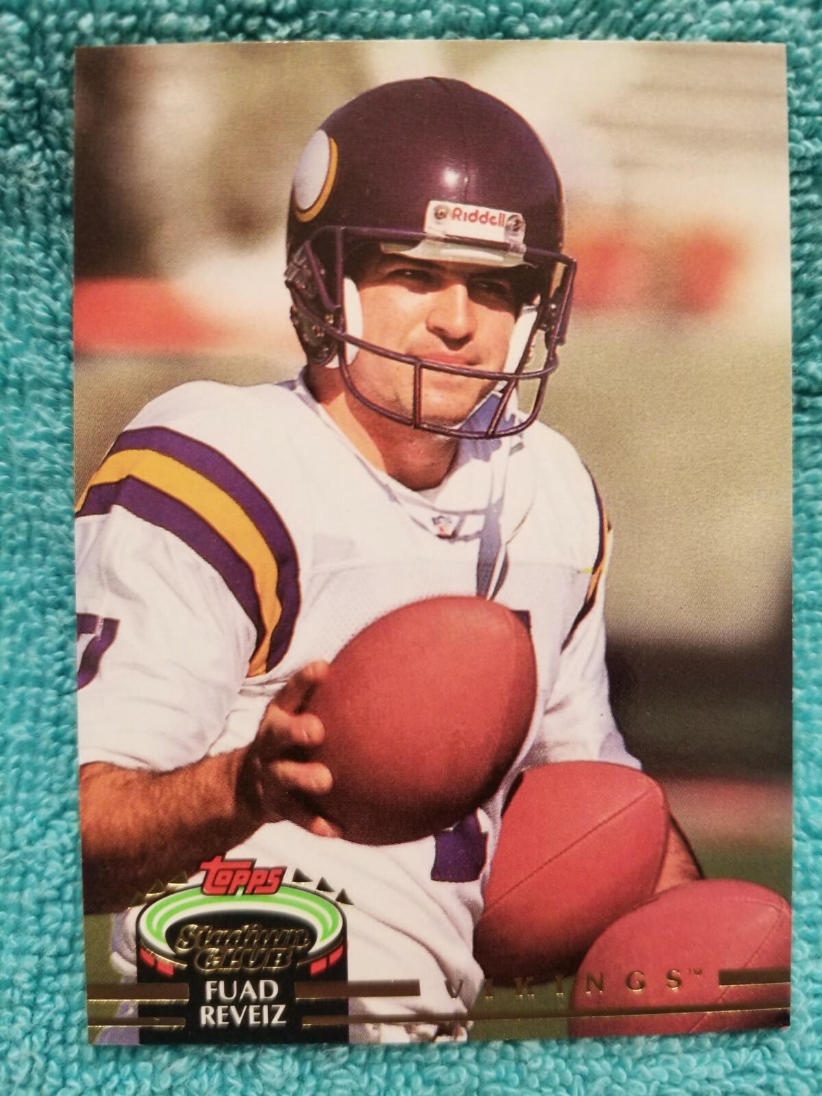 1992 TOPPS STADIUM CLUB FUAD REVEIZ #427 MINNESOTA VIKINGS | eBay