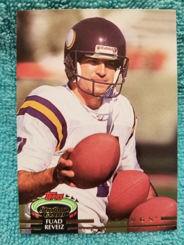 1992 TOPPS STADIUM CLUB FUAD REVEIZ #427 MINNESOTA VIKINGS | eBay