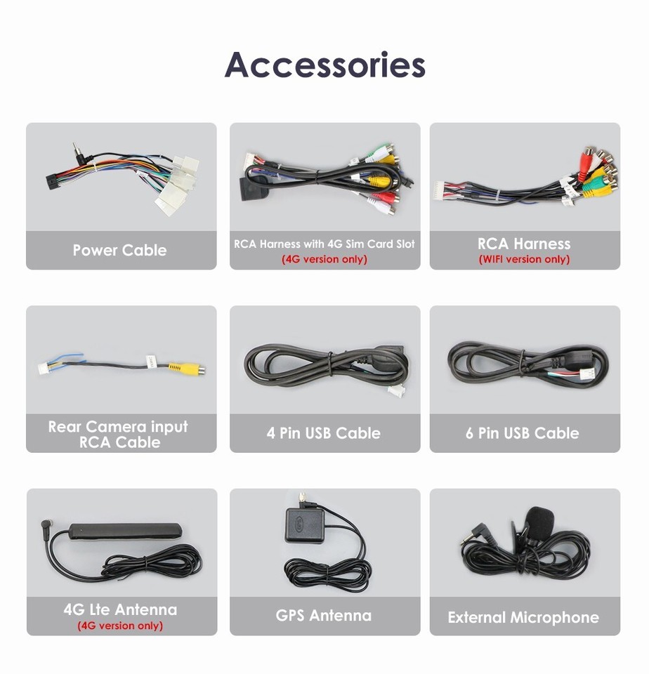 Microphone 4+64GB Android Carplay Car Stereo AM Radio For 2006-2012 ...