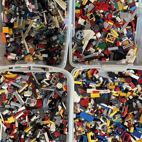 LEGO bulk Lot 30 Pounds Random Parts Pieces Authentic Good Condition ...