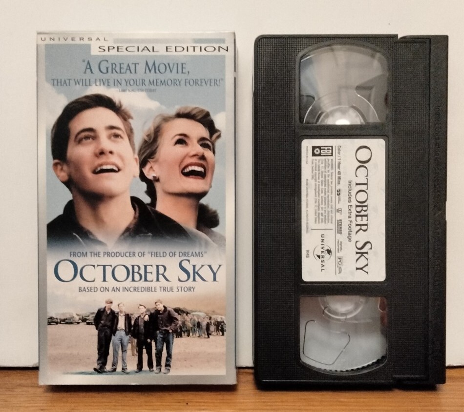 October Sky Special Edition VHS Video Tape Movie Laura Dern Jake ...