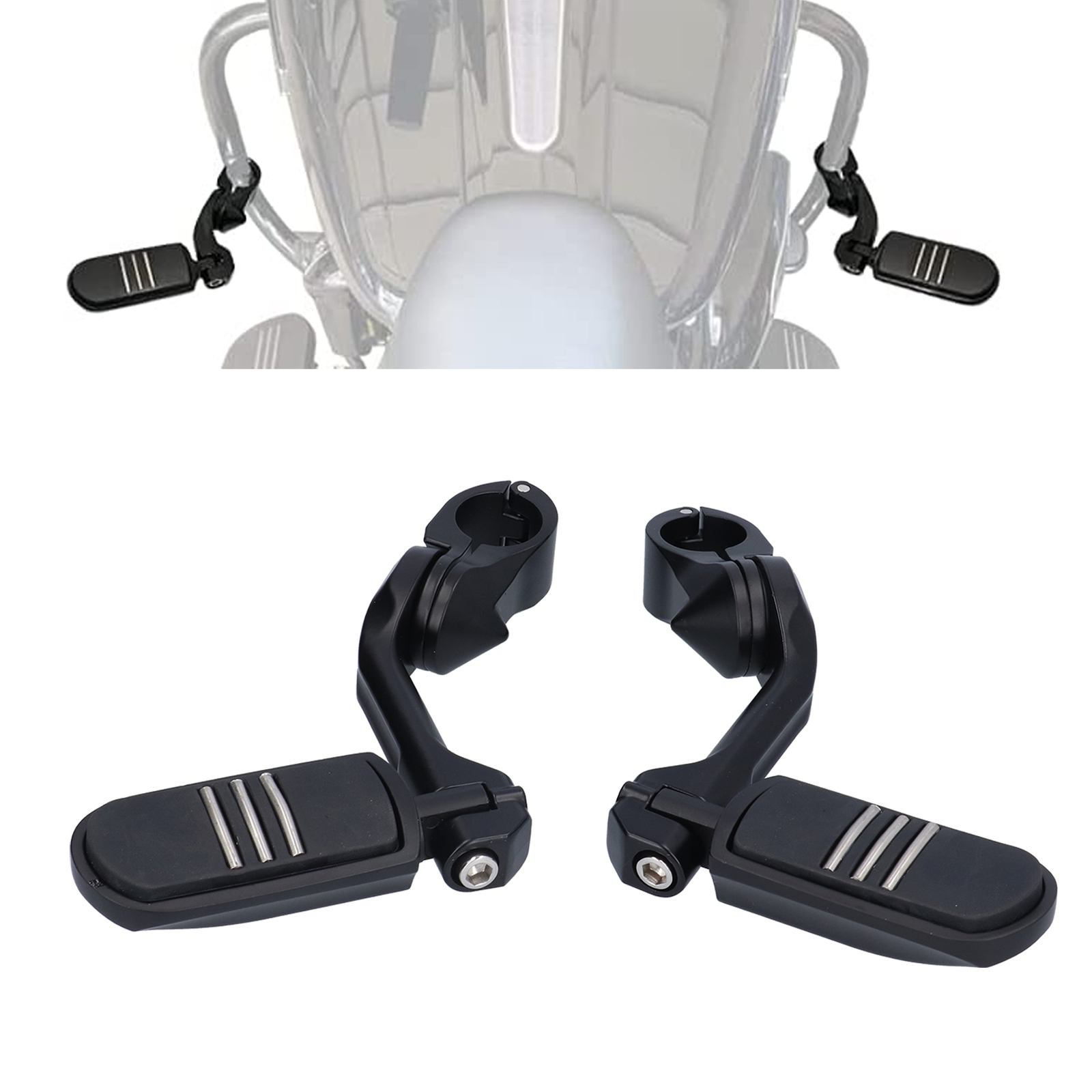 Footrest Motorcycles Highway Footpegs Anti Skid For Long Distance ...