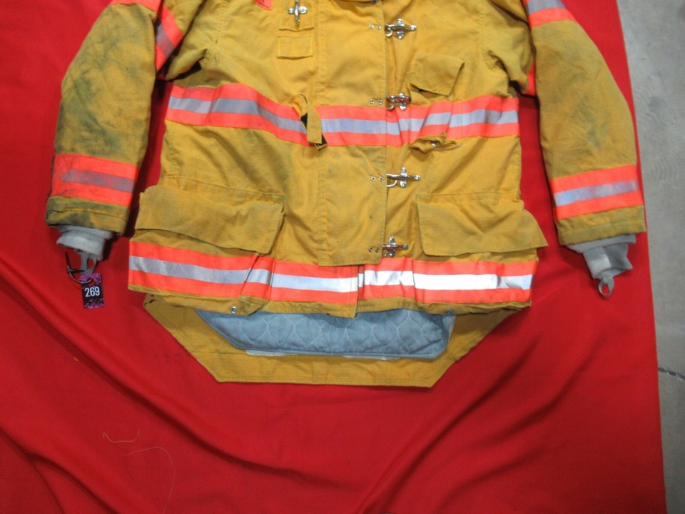 MORNING PRIDE DRD 48 x 30/36 Firefighter Turnout Bunker Gear COAT ...