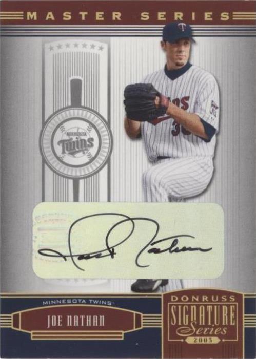 2005 Donruss Signature Series - Joe Nathan #69 Gold Signatures /50 (AU) for sale online | eBay