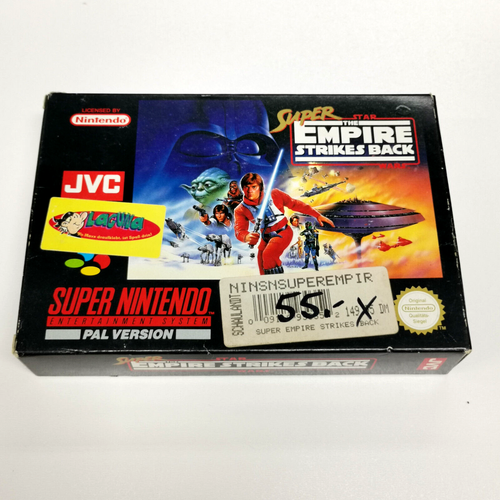 Nintendo Snes Game - Star Wars: Empire Strikes Back (Boxed )( Cib ...