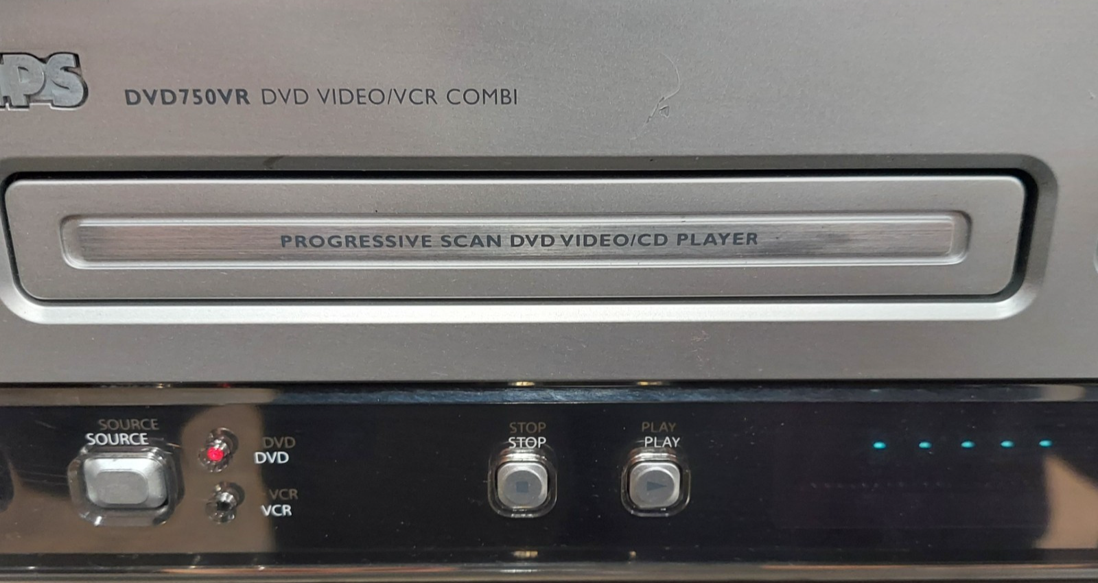 Philips DVD750VR DVD Player VCR Cassette Recorder | eBay