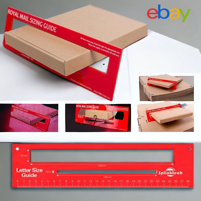 Royal Mail Letter Postal Template Size Guide Postage Package Ruler Post ...
