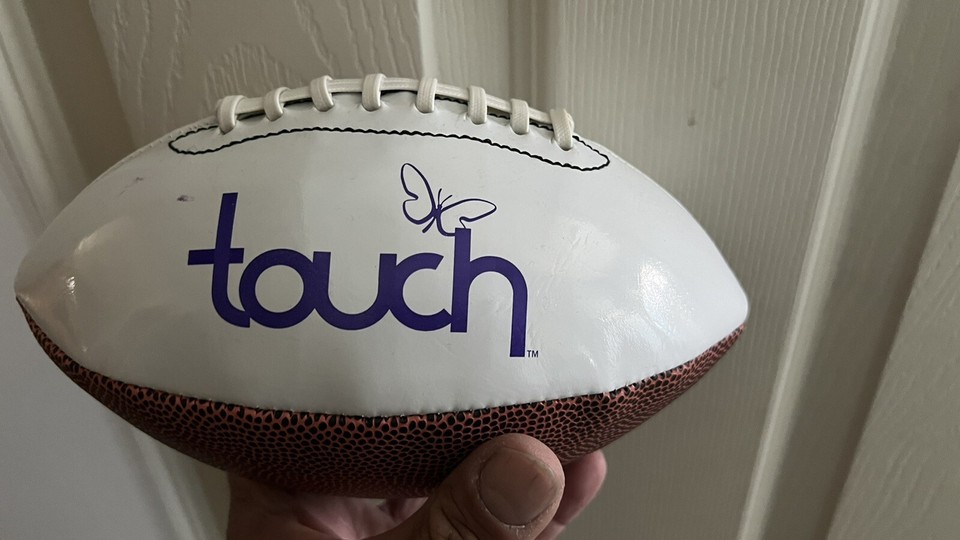 Alyssa Milano Autograph Touch Football From 2022 Super Bowl experience ...