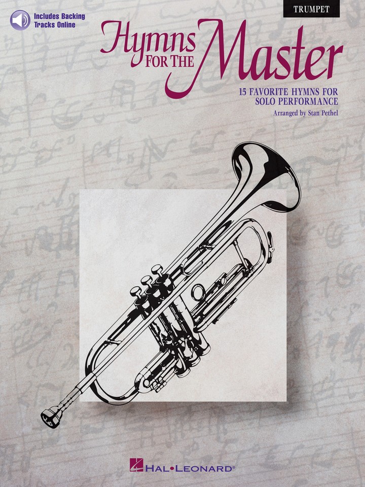 Hymns for the Master Trumpet Solo Christian Sheet Music Play-Along Book ...