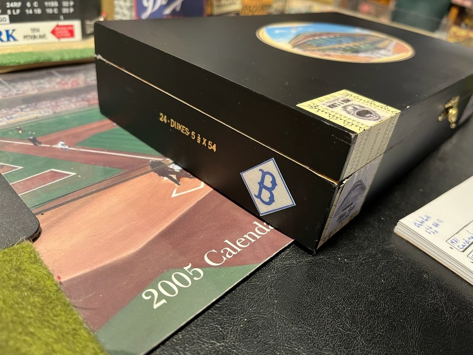 Brooklyn's Ebbets Field Strat-O-Matic / APBA Cigar Box Baseball Stadium ...