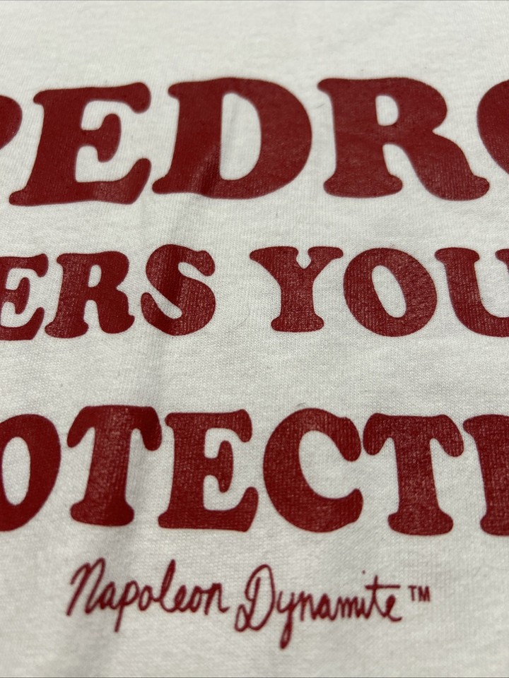 Napoleon Dynamite 2004 Pedro Offers You His Protection Shirt | eBay