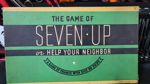 The Game Of Seven Up or Help Your Neighbors Vintage/Antique Board Game ...