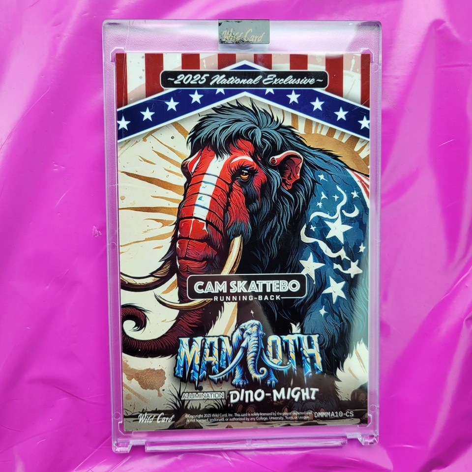 Wild Card Prehistoric National Exclusive Mammoth 2025 Rookie 1/1 Cam ...