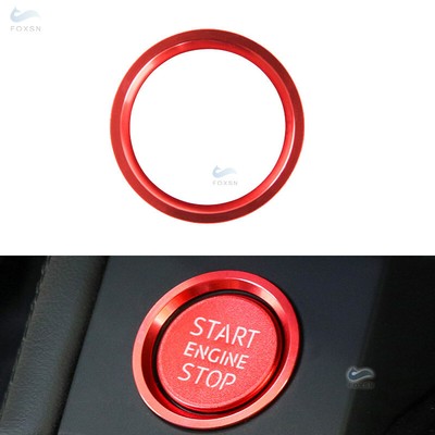 2*RED Start Stop Push Switch Button Cover+Ring For VW CC Jetta MK7 ...