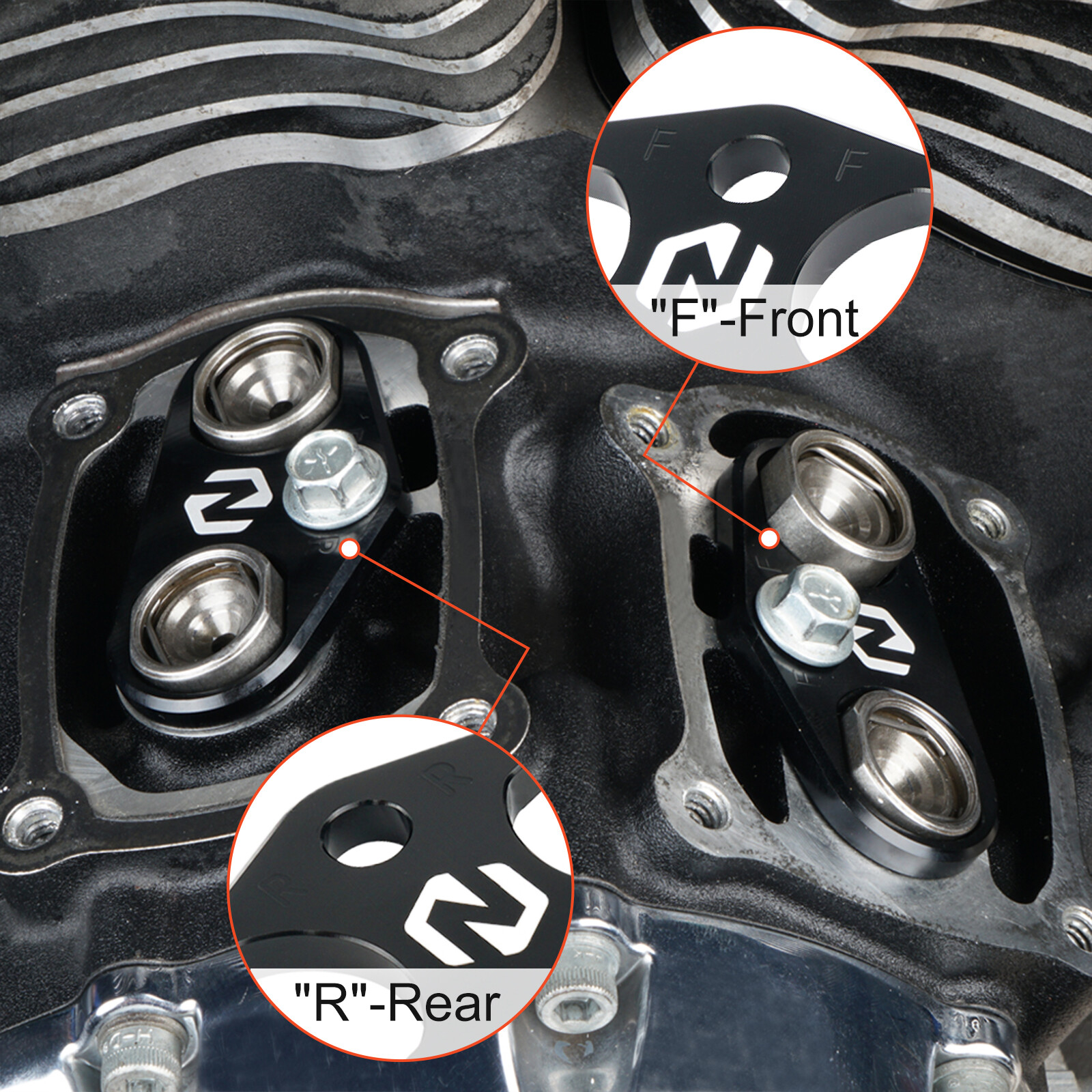 Tappet Stabilizer Cuffs Kit Aluminum Alloy For Harley Touring Softail ...