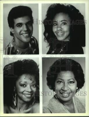 1989 Press Photo Actress Sharon Brown with co-stars in "Generations" on ...