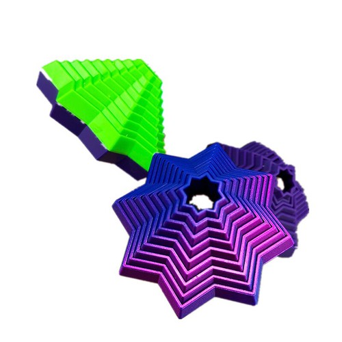 3D Spiral Stereoscopic Radish Tower Decompression Toy Children Gravity ...