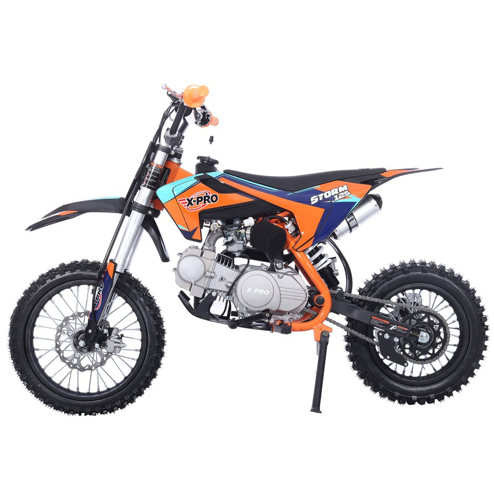 X-PRO Storm 125cc Dirt Bike with 4-Speed Manual Transmission Zongshen ...