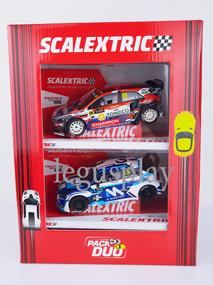 Slot car scalextric U10485S300 Pack Duo - Rally Rx Hyundai i-20 #68 ...