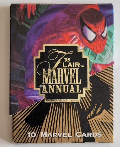 N) Empty Flair Marvel Annual Trading Card Empty Cardboard Storage Box ...