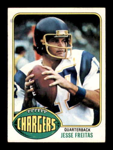 1976 Topps #237 Jesse Freitas EX/EX+ Chargers 501796 | eBay
