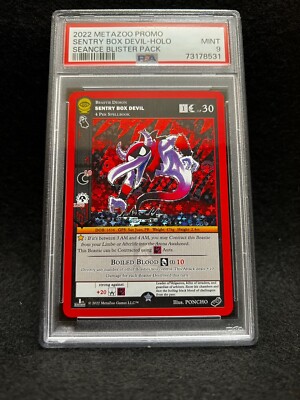 MetaZoo Sentry Box Devil Full Holo Blister Promo (Seance 1st Edition ...