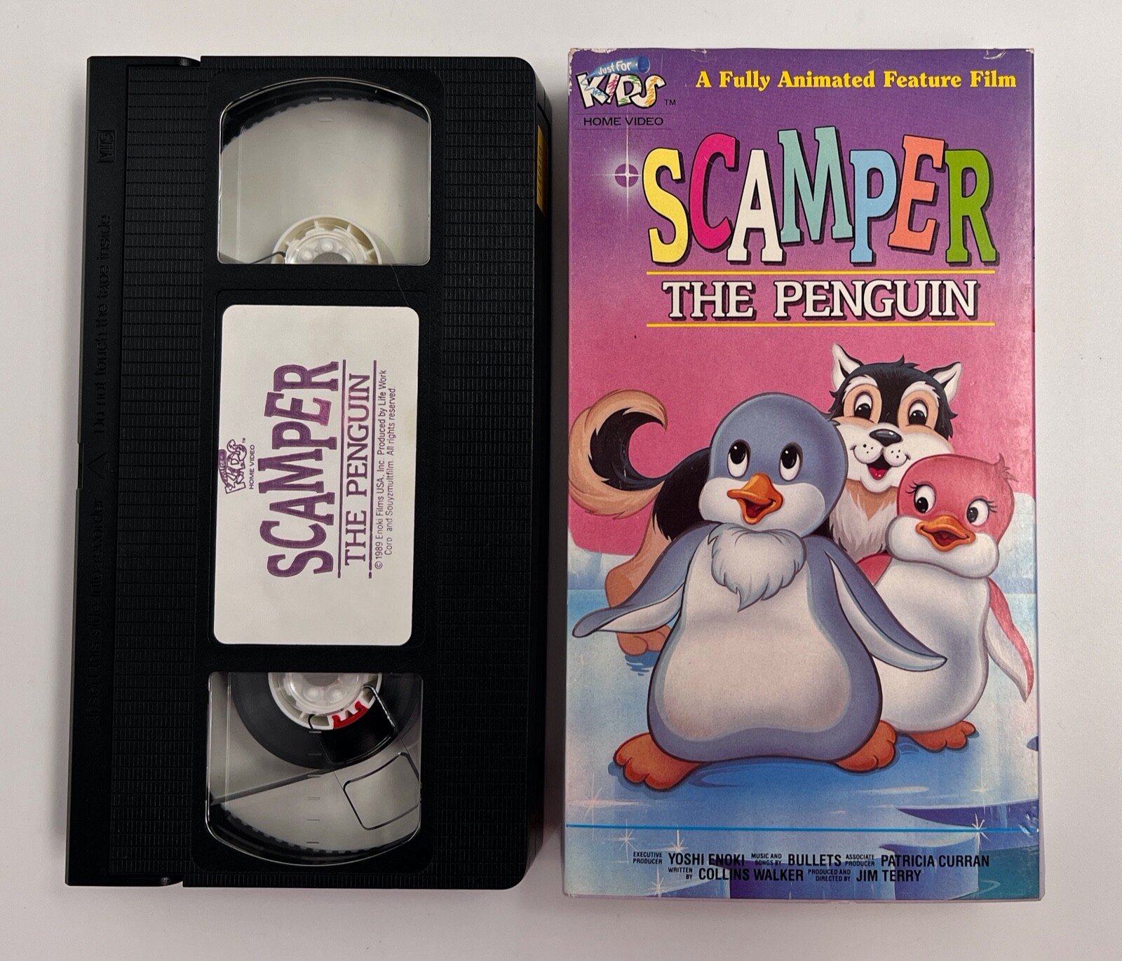 Scamper the Penguin VHS Tape 1989 Fully Animated Family Feature Film | eBay