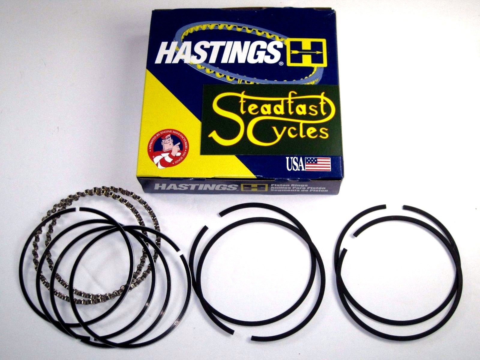 Norton piston RINGS all 850 .020 20 over Hastings ring set Commando 06 ...