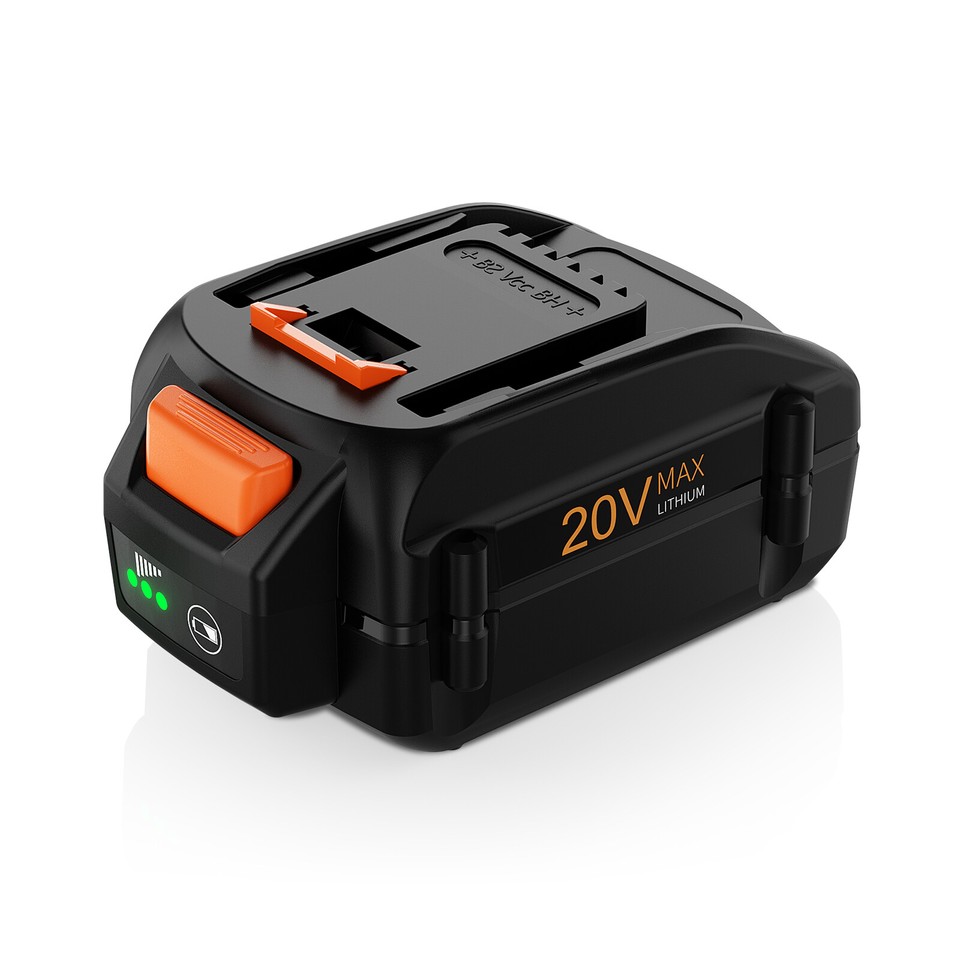 2pack For WORX 20V MAX Extend 8.0Ah Lithium Battery 20 Volt WA3520 ...