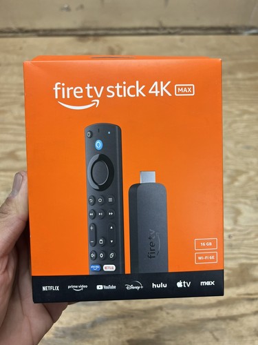 Amazon Fire TV Stick 4K MAX Streaming Device, 16 GB Wi-Fi 6E Free Live ...