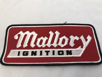 Patch Mallory Ignition Badge Drag Race Muscle Car Speed Shop 4” X 8.75 ...