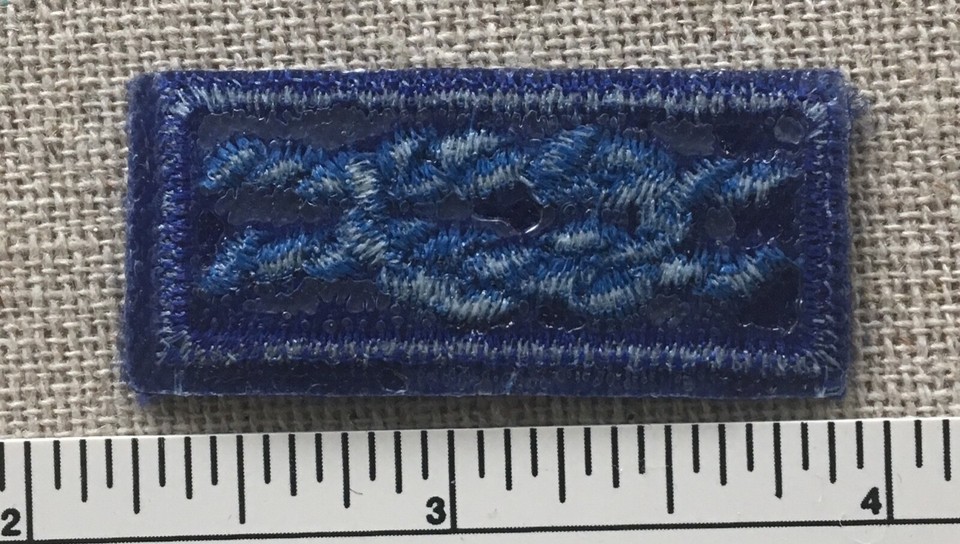 Vintage DEN LEADER COACH AWARD Cub Scout Leader SQUARE KNOT Badge PATCH ...