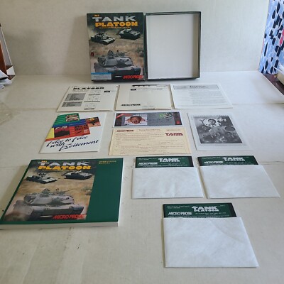 M1 Tank Platoon Simulation Computer Video Game IBM PC Big Box | eBay