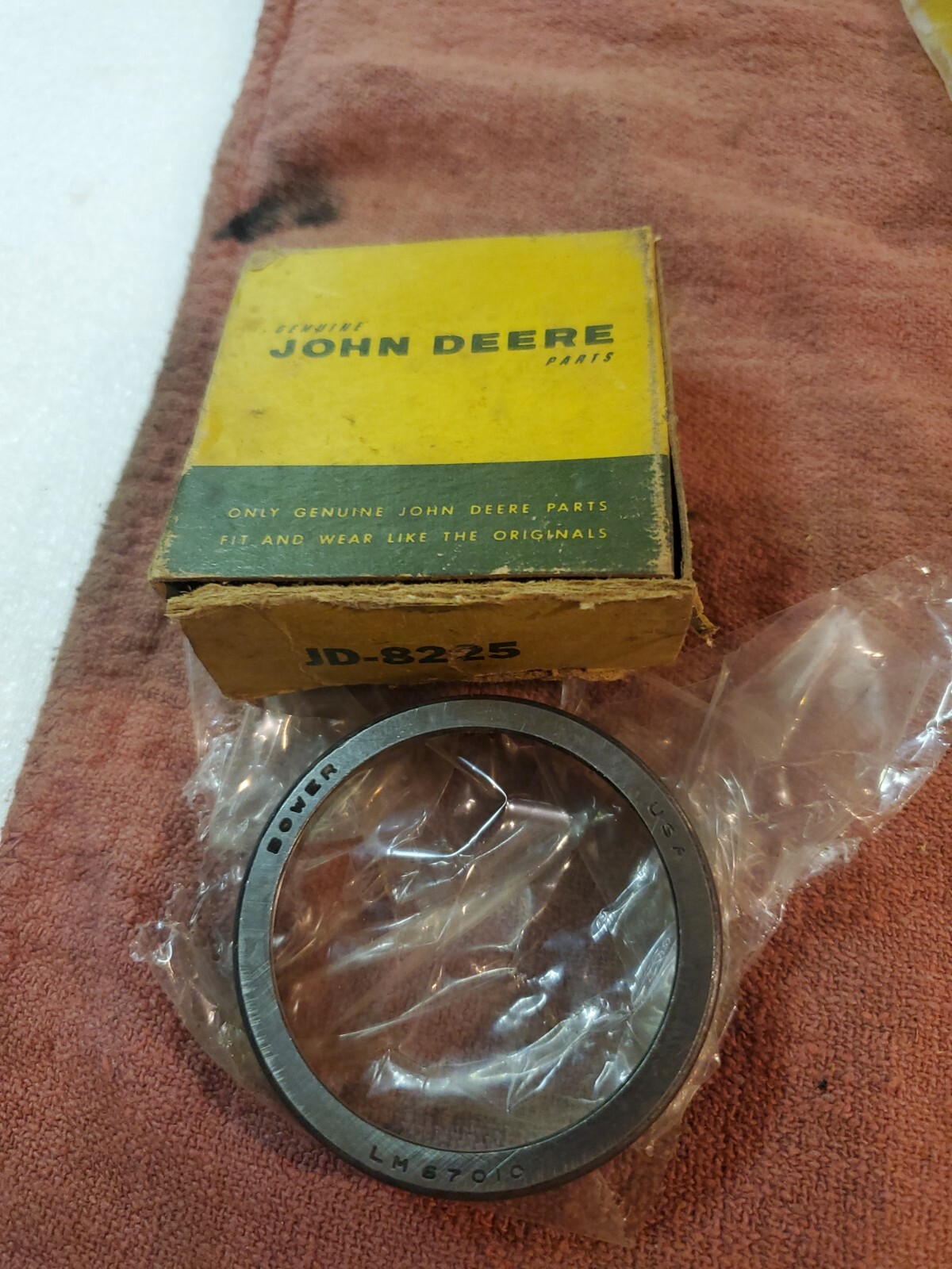 Genuine John Deere Bearing Cup 350 350B JD8225 | eBay