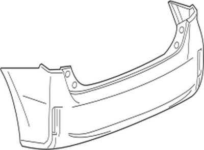 52159-47909 Toyota Cover, rear bumper 5215947909, New Genuine OEM Part ...