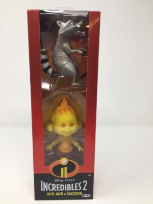 Disney PIXAR INCREDIBLES 2 JACK-JACK & RACCOON Figures by Jakks | eBay
