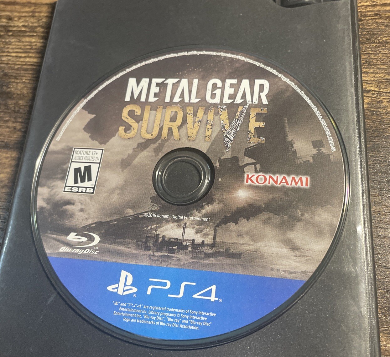 Metal Gear Survive PS4 Disc Only Tested Fast Shipping PlayStation 4 ...