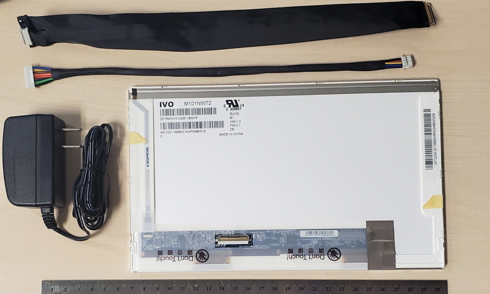LCD Display Board Kit and IVO M101NWT2 R1 10.1" | eBay