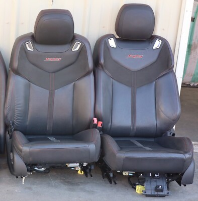 2014-2017 Chevrolet SS Sedan Black Leather & Suede Front & Rear Seats ...
