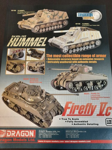DRAGON MODELS 1:72 Scale FIREFLY Vc Model Tanks ~ Magazine Page PRINT ...