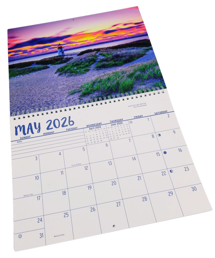 2026 Cape Cod and the Islands Lighthouses full color wall calendar | eBay