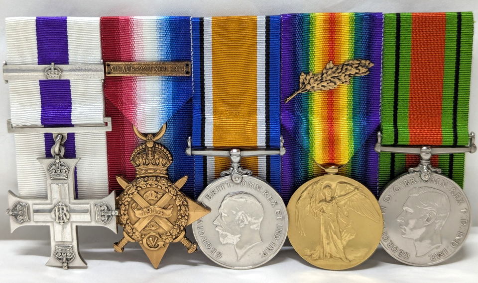 WW1 & WW2 Military Cross & Bar medals Captain Boden Coldstream Guards ...