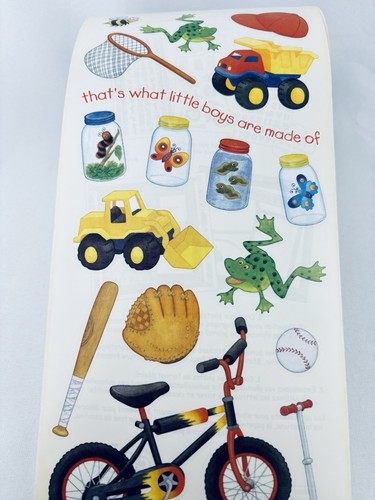 Vintage Sandy Lion Stickers Roll Little Boys Sheet Scrapbooking ...